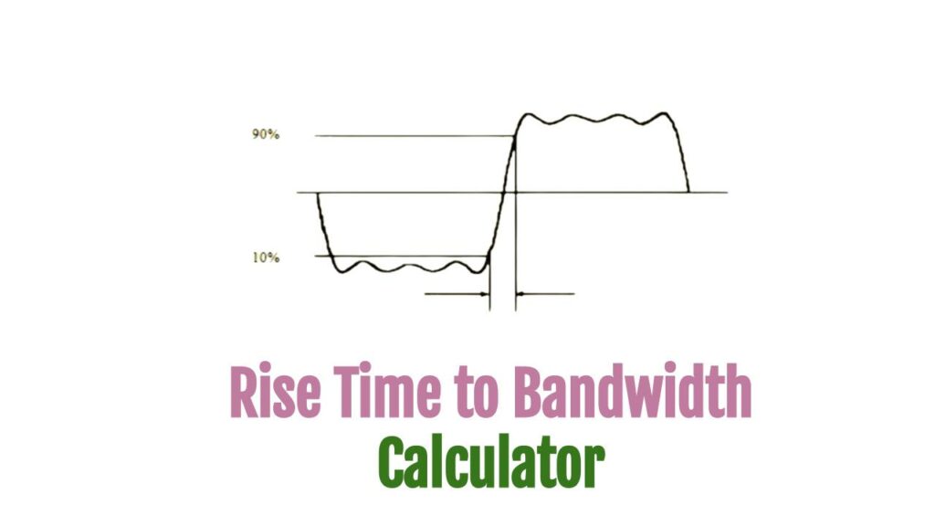 Rise Time to Bandwidth Calculator